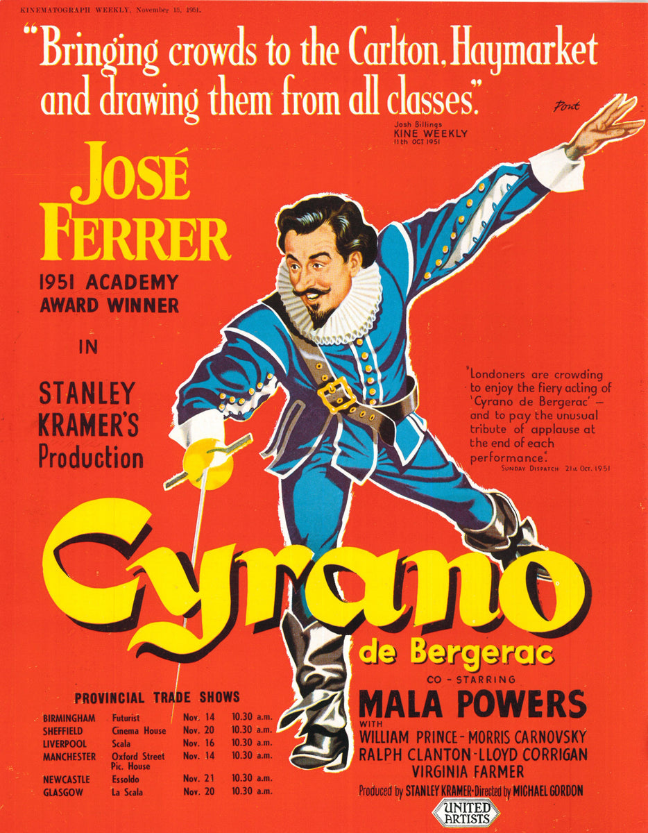 Cyrano de Bergerac Art Print – Vintage Magazine Company