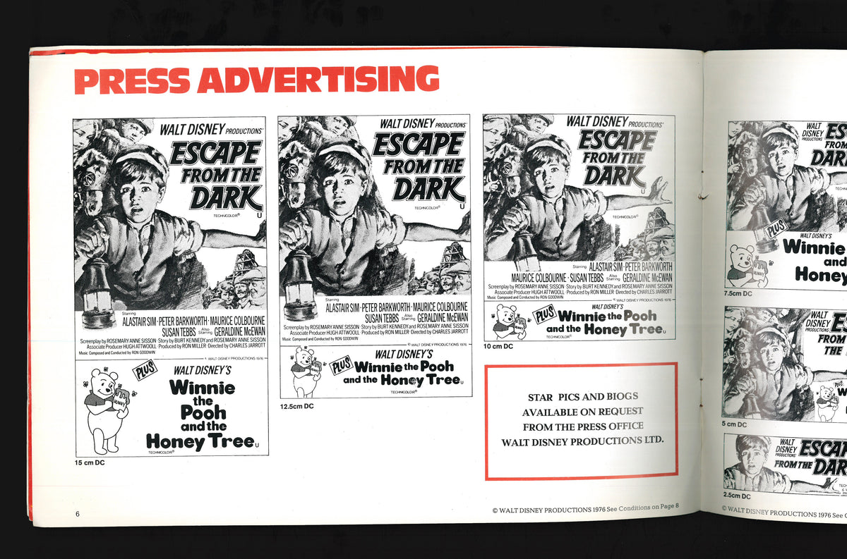 Escape from the Dark, 1976 Press Kit – Vintage Magazine Company