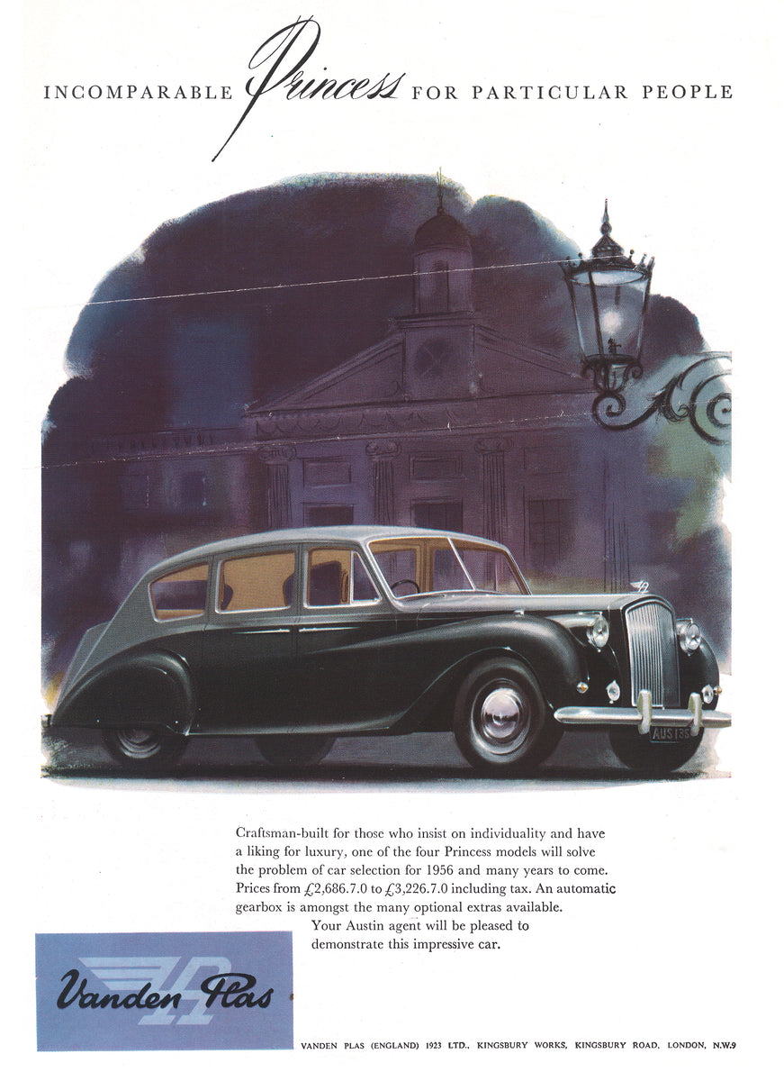 Austin Princess Advert 1956 Art Print – Vintage Magazine Company