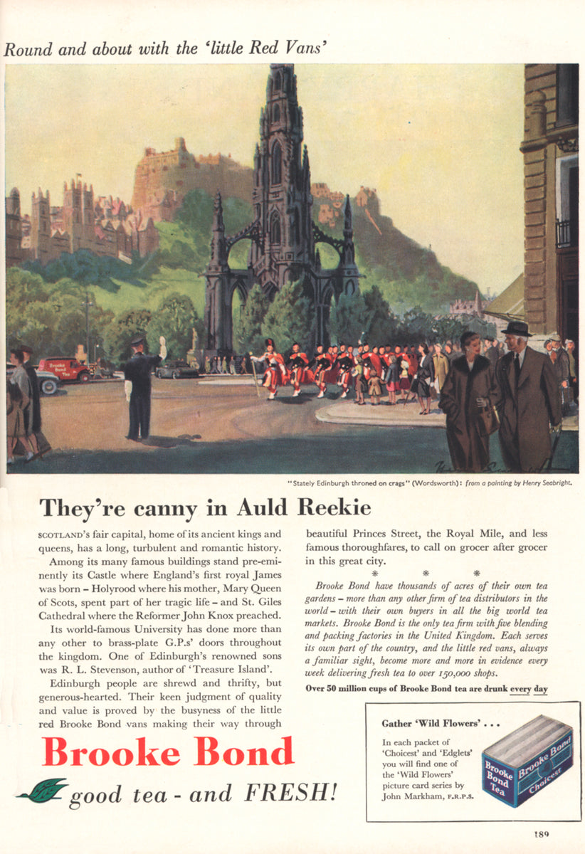 Brooke Bond Tea Advert 1955 Art Print – Vintage Magazine Company