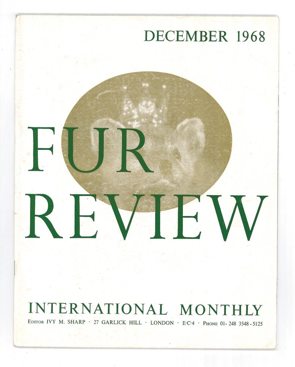Fur Review Dec 1968 – Vintage Magazine Company