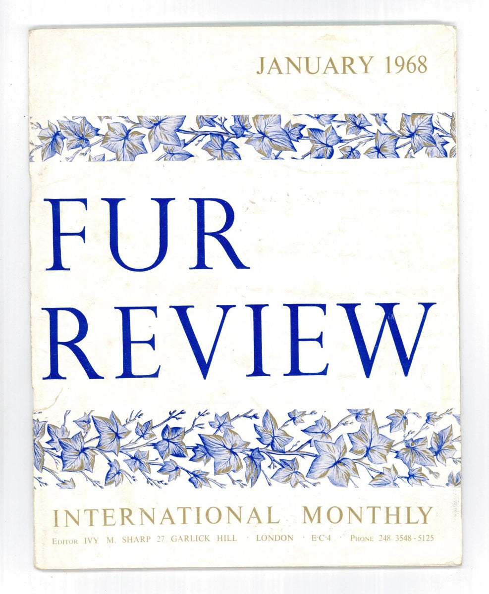 Fur Review Jan 1968 – Vintage Magazine Company