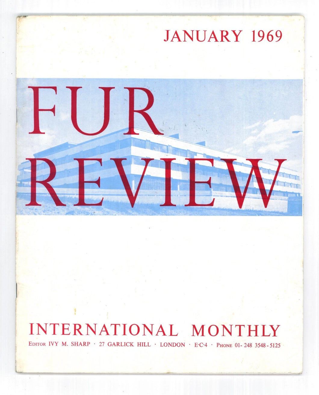 Fur Review Jan 1969 – Vintage Magazine Company