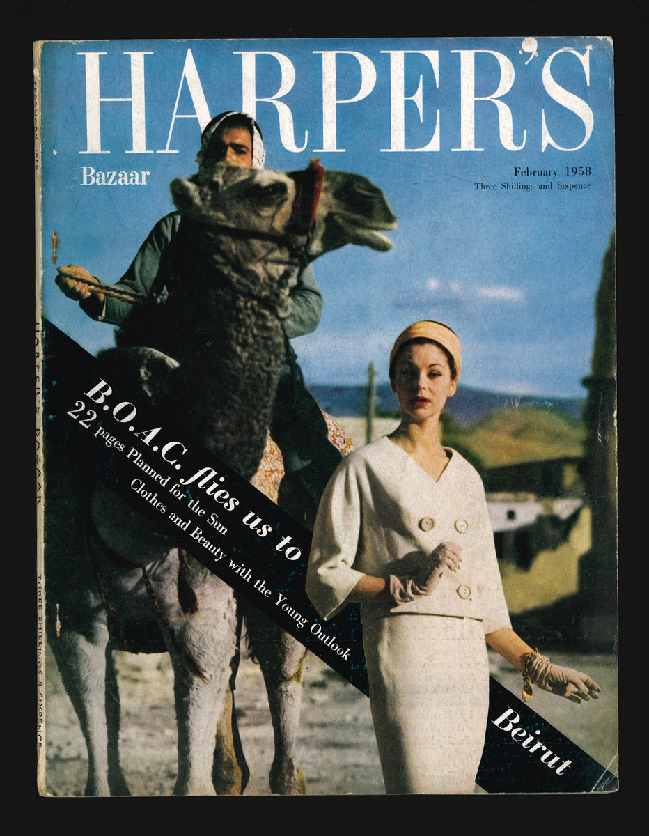 Harper's Bazaar Feb 1958 – Vintage Magazine Company