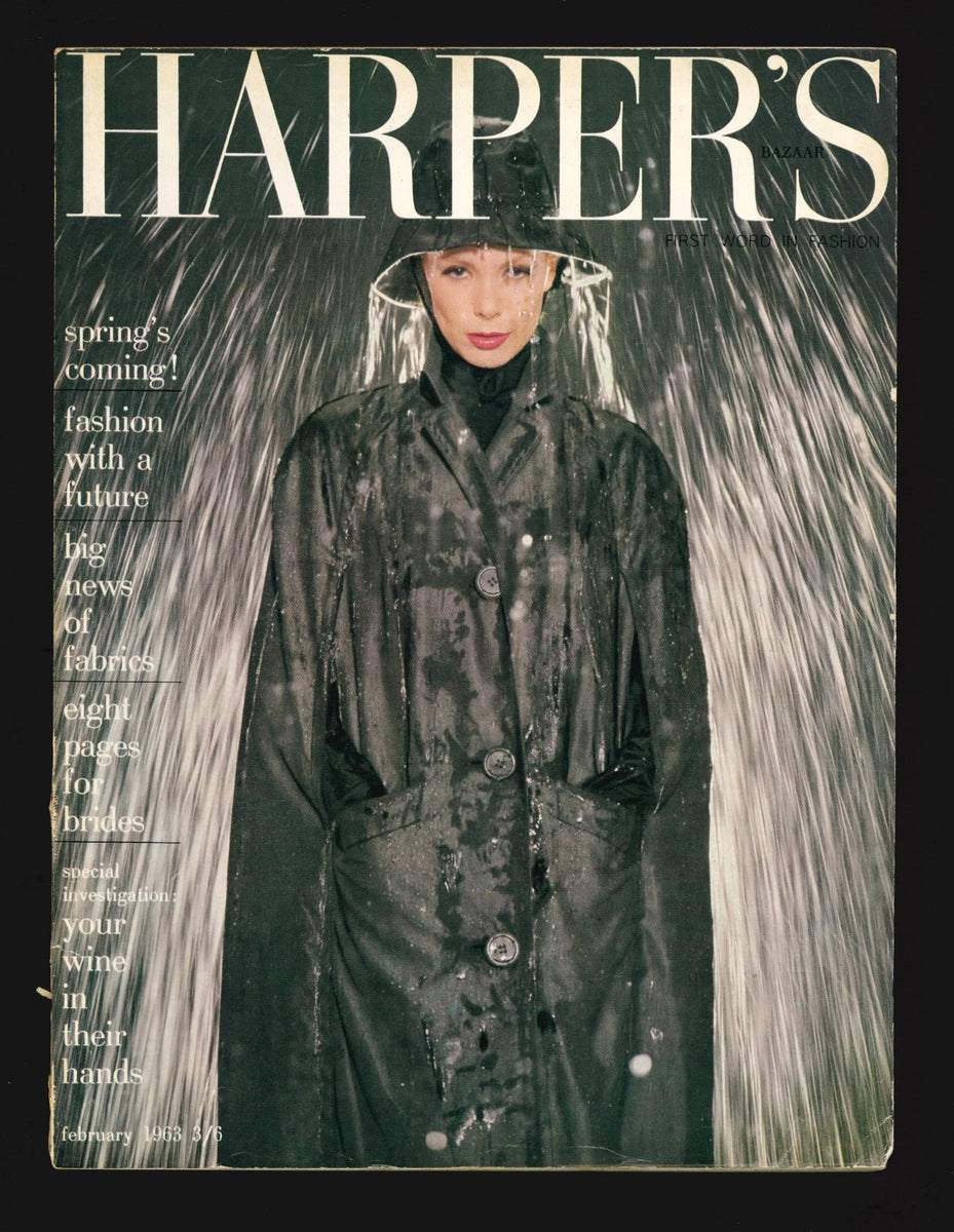 Harpers Bazaar Feb 1963 – Vintage Magazine Company
