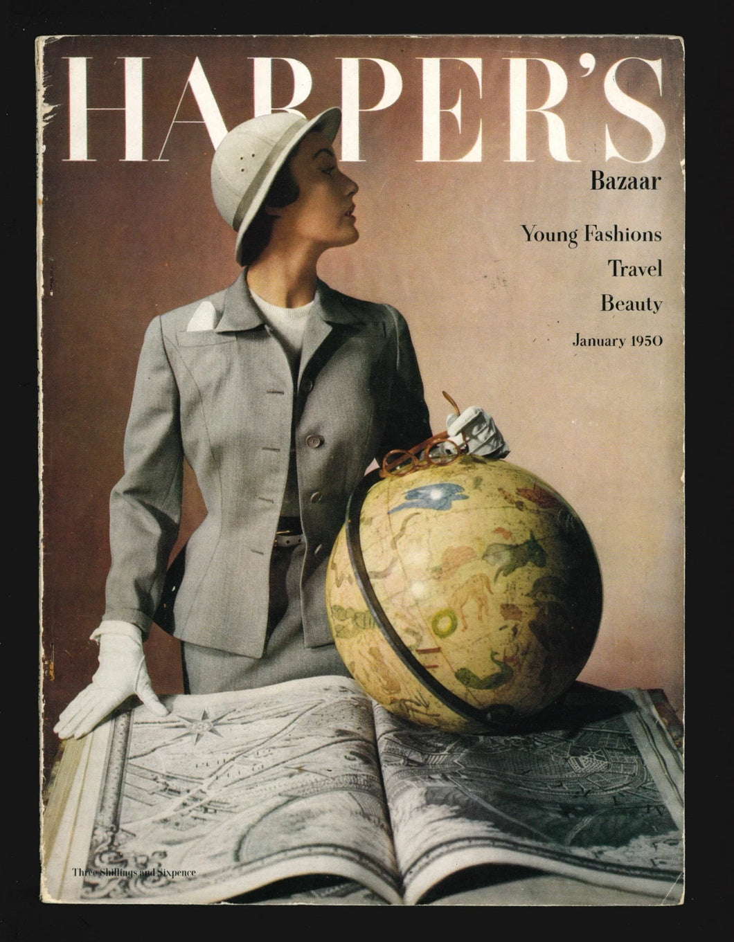 Harpers Bazaar Jan 1950 – Vintage Magazine Company