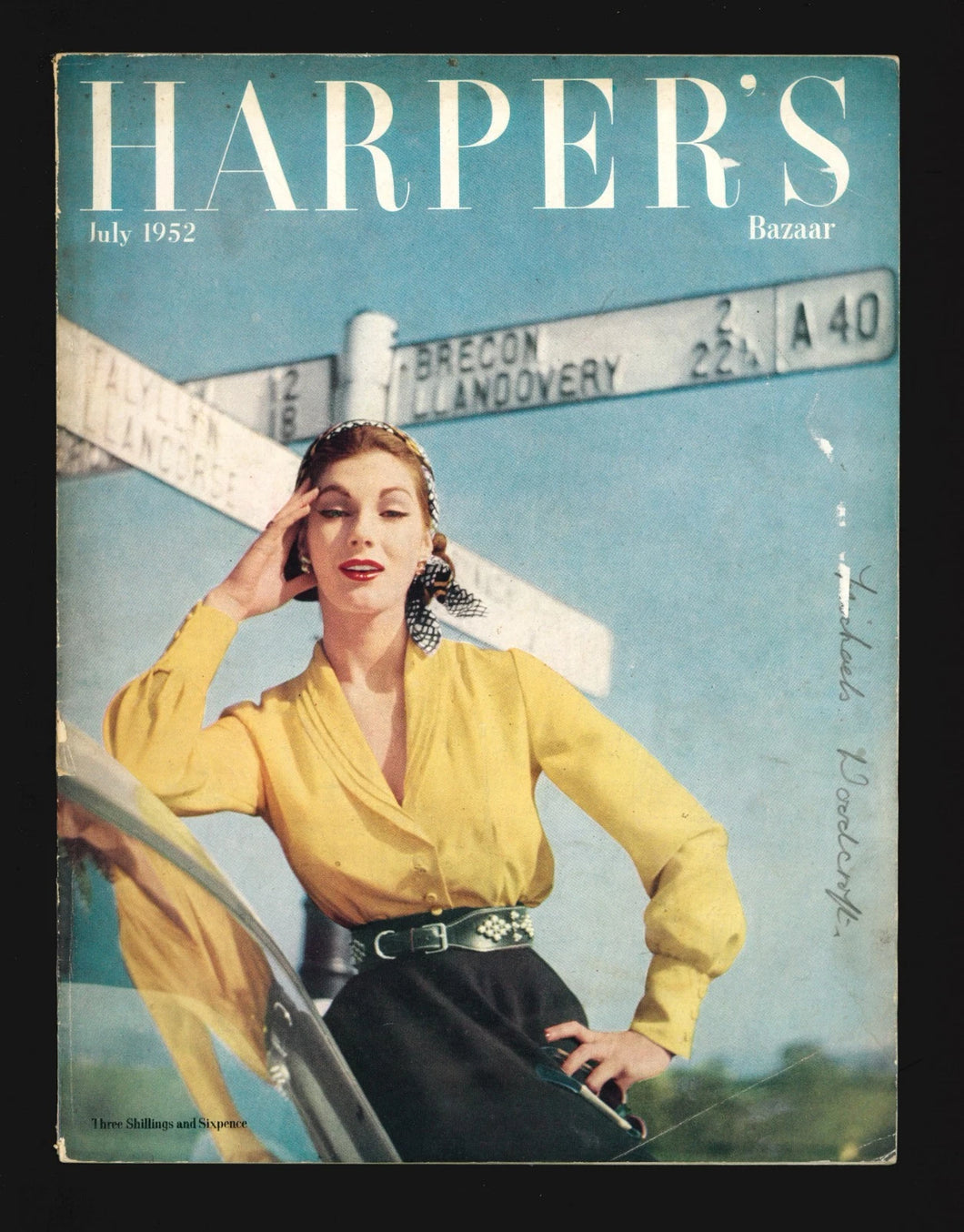 Harpers Bazaar July 1952 – Vintage Magazine Company