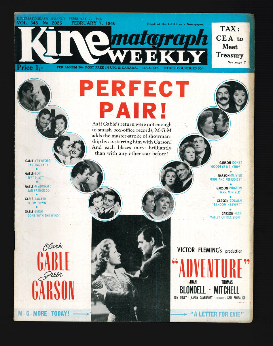 Kine Weekly No.2025 Feb 7 1946 – Vintage Magazine Company