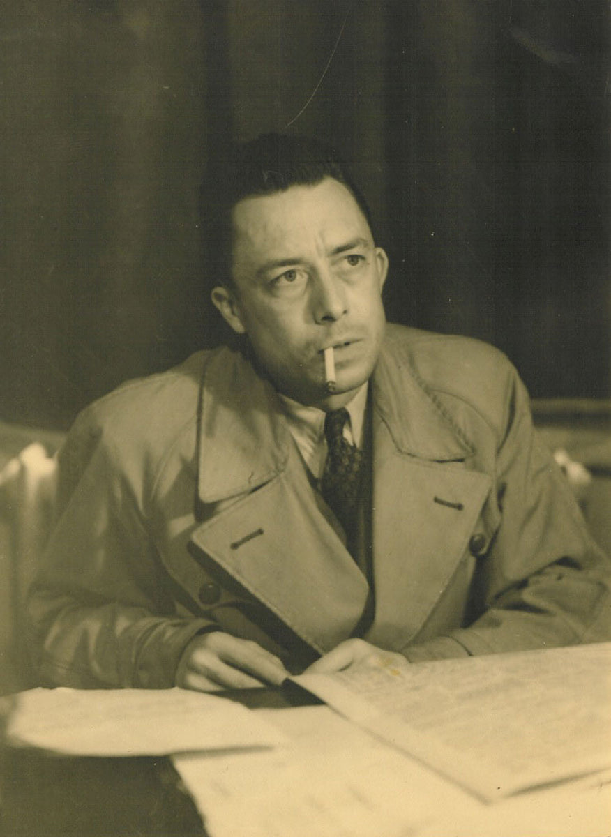 Albert Camus smoking Art Print – Vintage Magazine Company