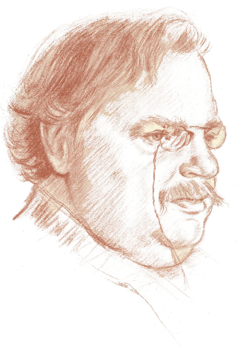 G K Chesterton Art Print – Vintage Magazine Company