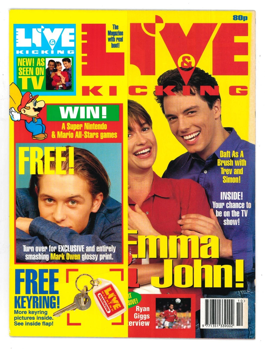 Live and Kicking No 1 Oct 1993 – Vintage Magazine Company