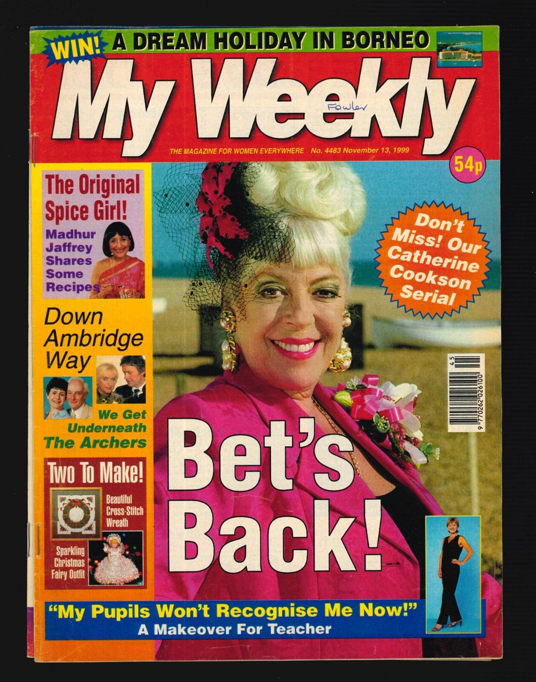 My Weekly Nov 13 1999 – Vintage Magazine Company