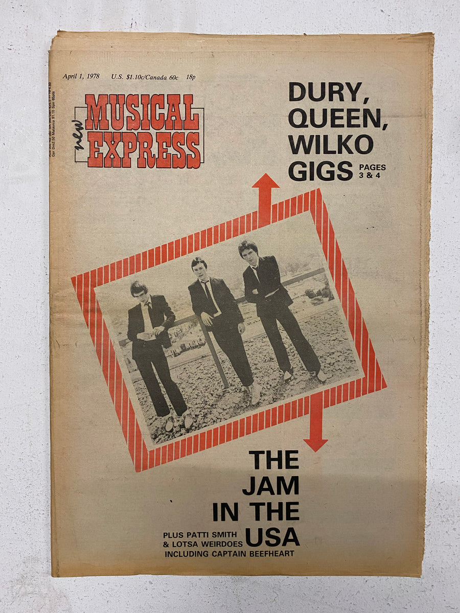 NME Apr 1 1978 – Vintage Magazine Company