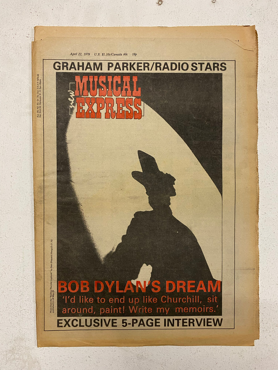 NME Apr 22 1978 – Vintage Magazine Company