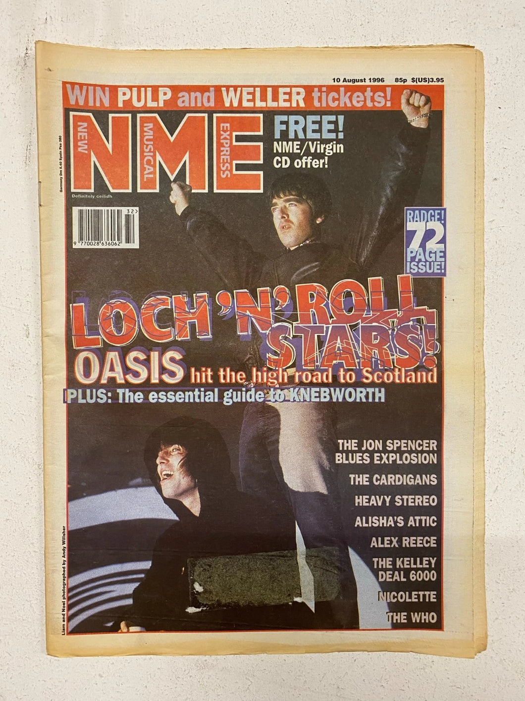 NME Aug 10 1996 – Vintage Magazine Company