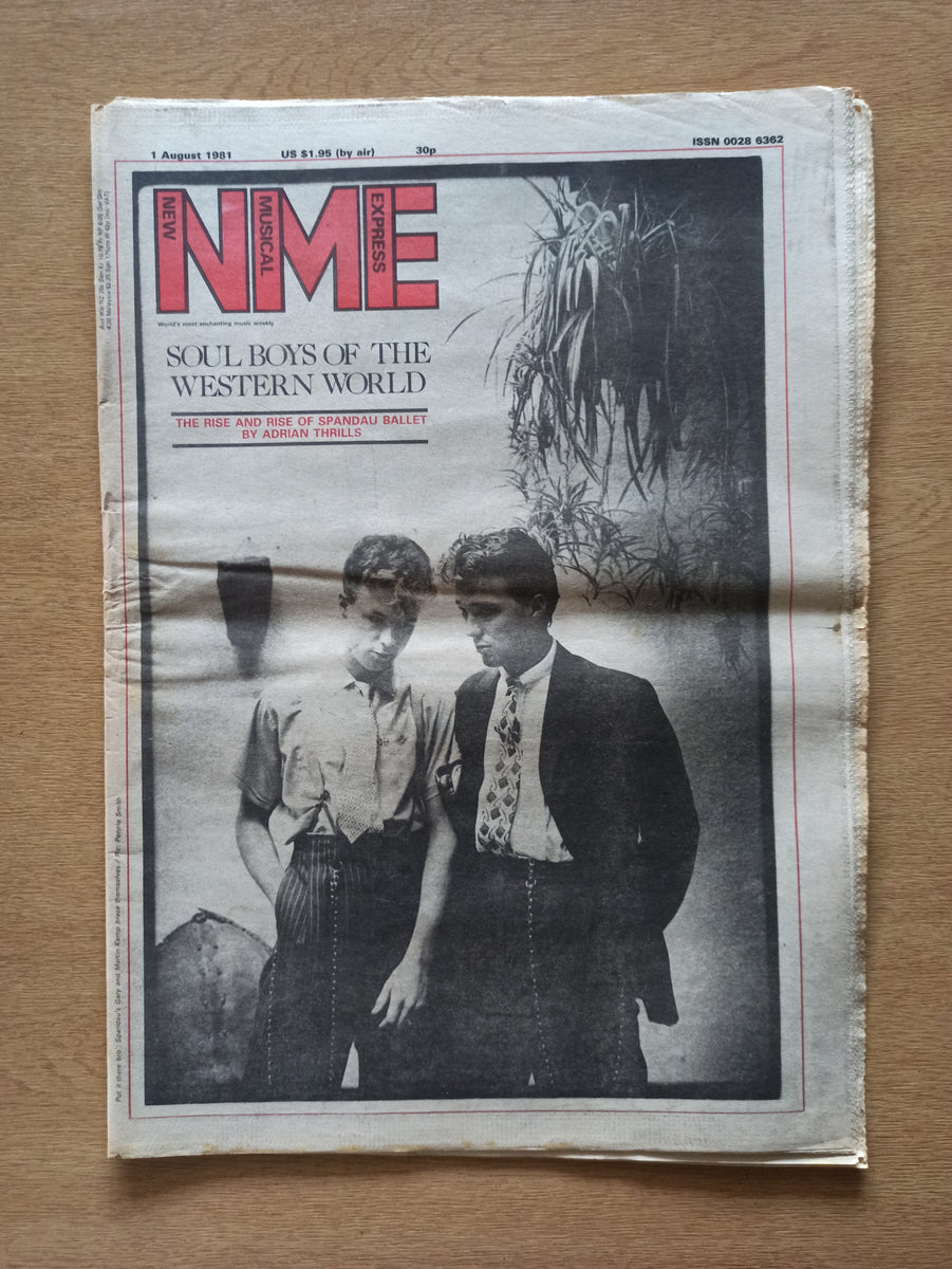 NME Aug 1 1981 – Vintage Magazine Company