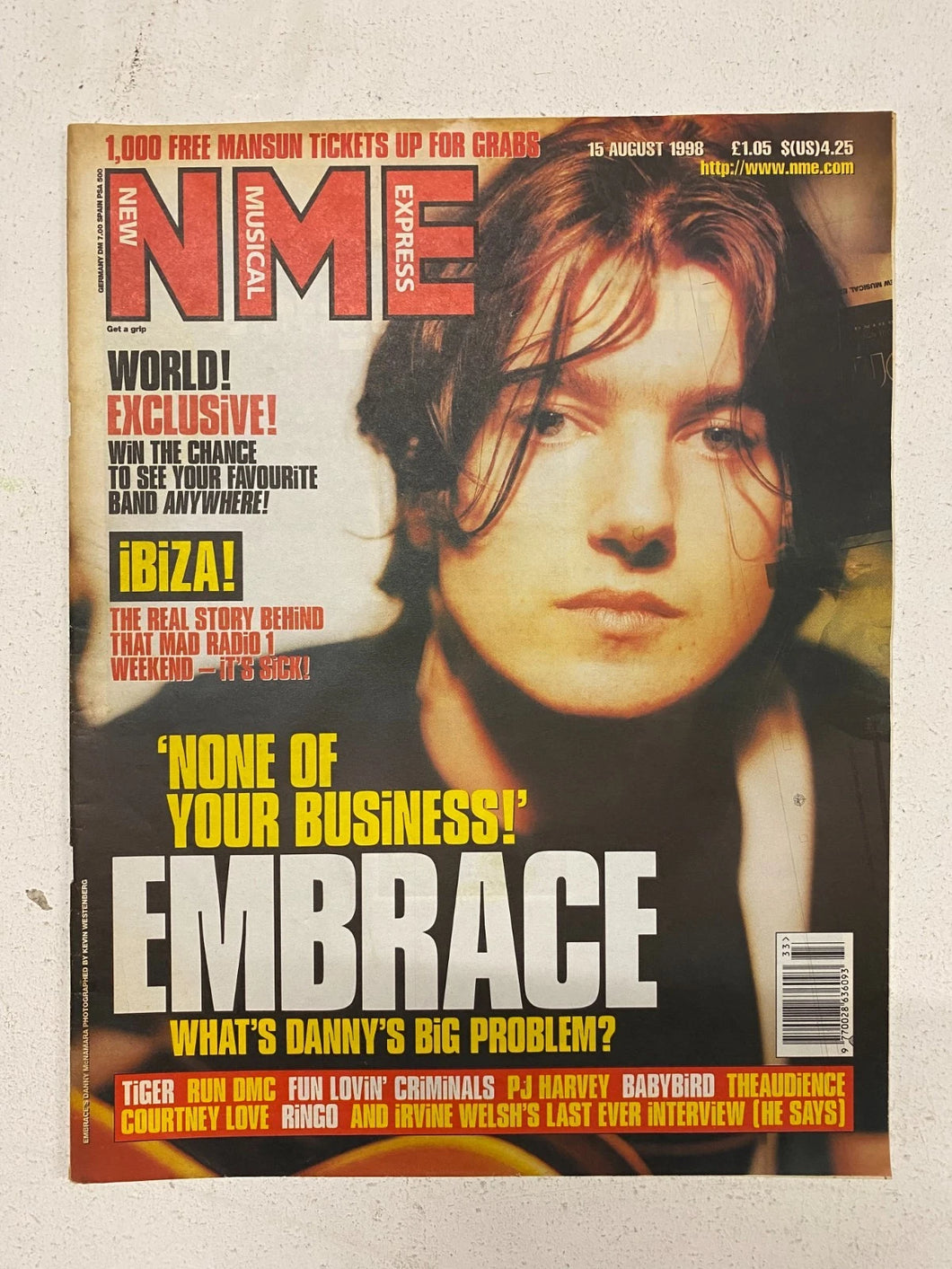 NME Aug 15 1998 – Vintage Magazine Company