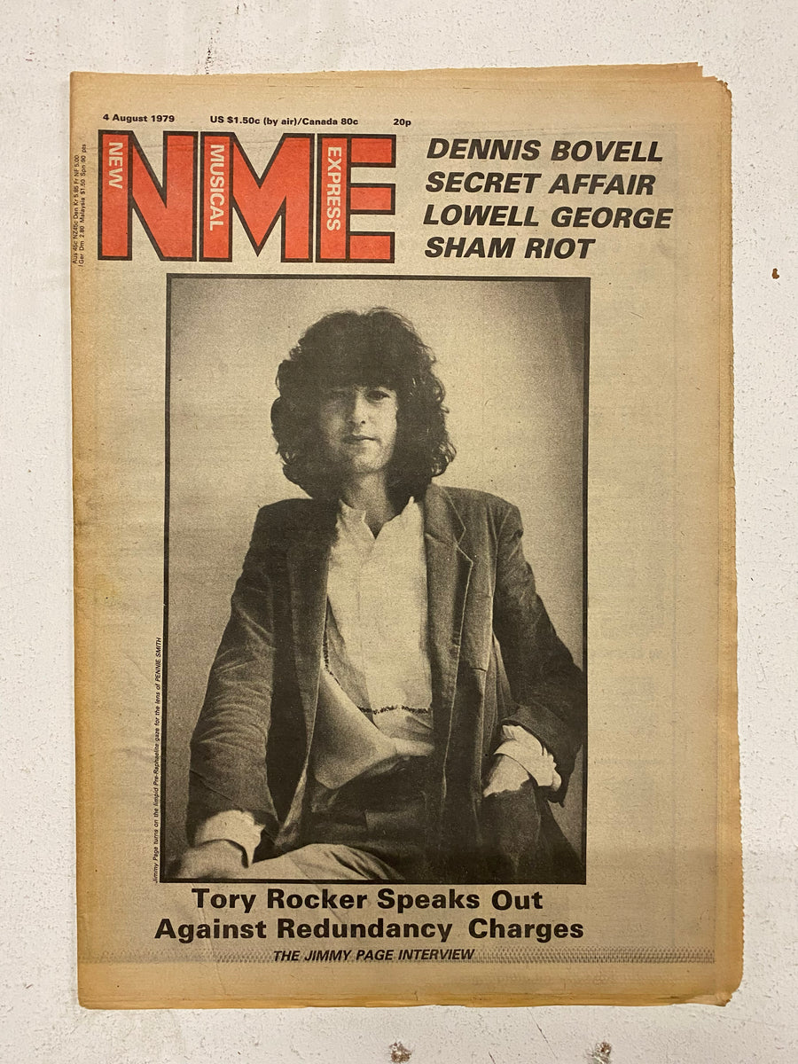NME Aug 4 1979 – Vintage Magazine Company
