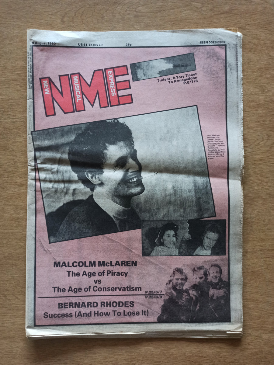 NME Aug 9 1980 – Vintage Magazine Company