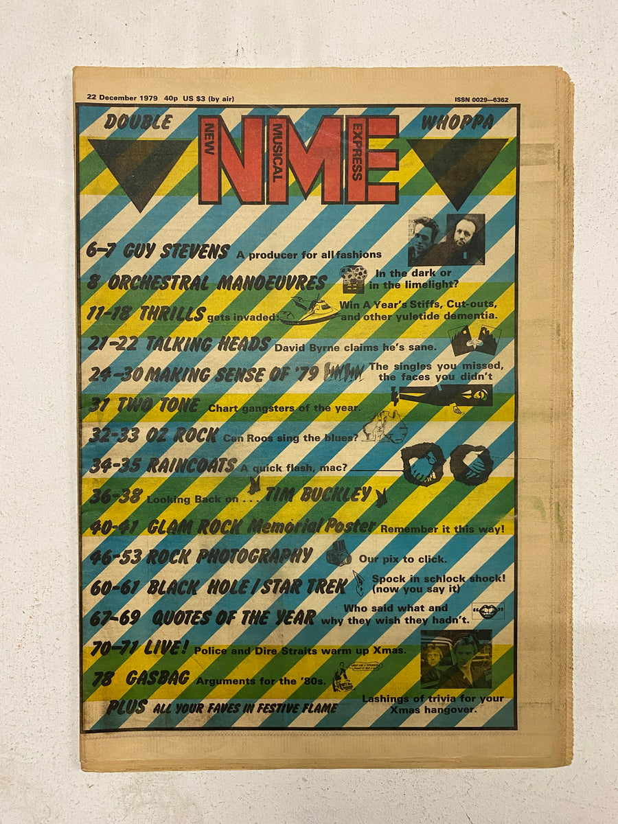 NME Dec 22 1979 – Vintage Magazine Company