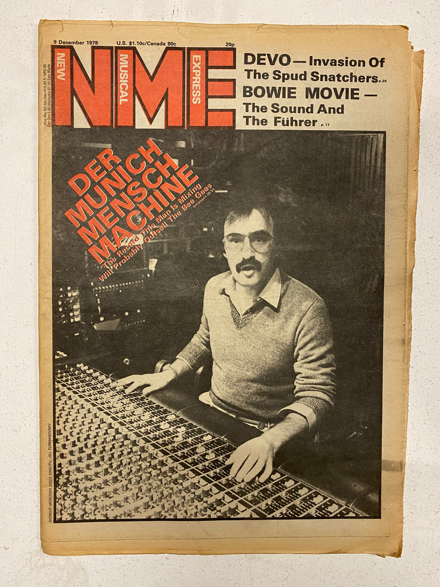 NME Dec 9 1978 – Vintage Magazine Company
