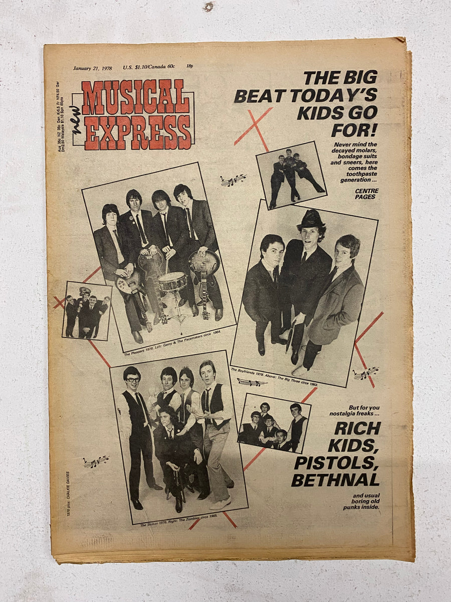NME Jan 21 1978 – Vintage Magazine Company