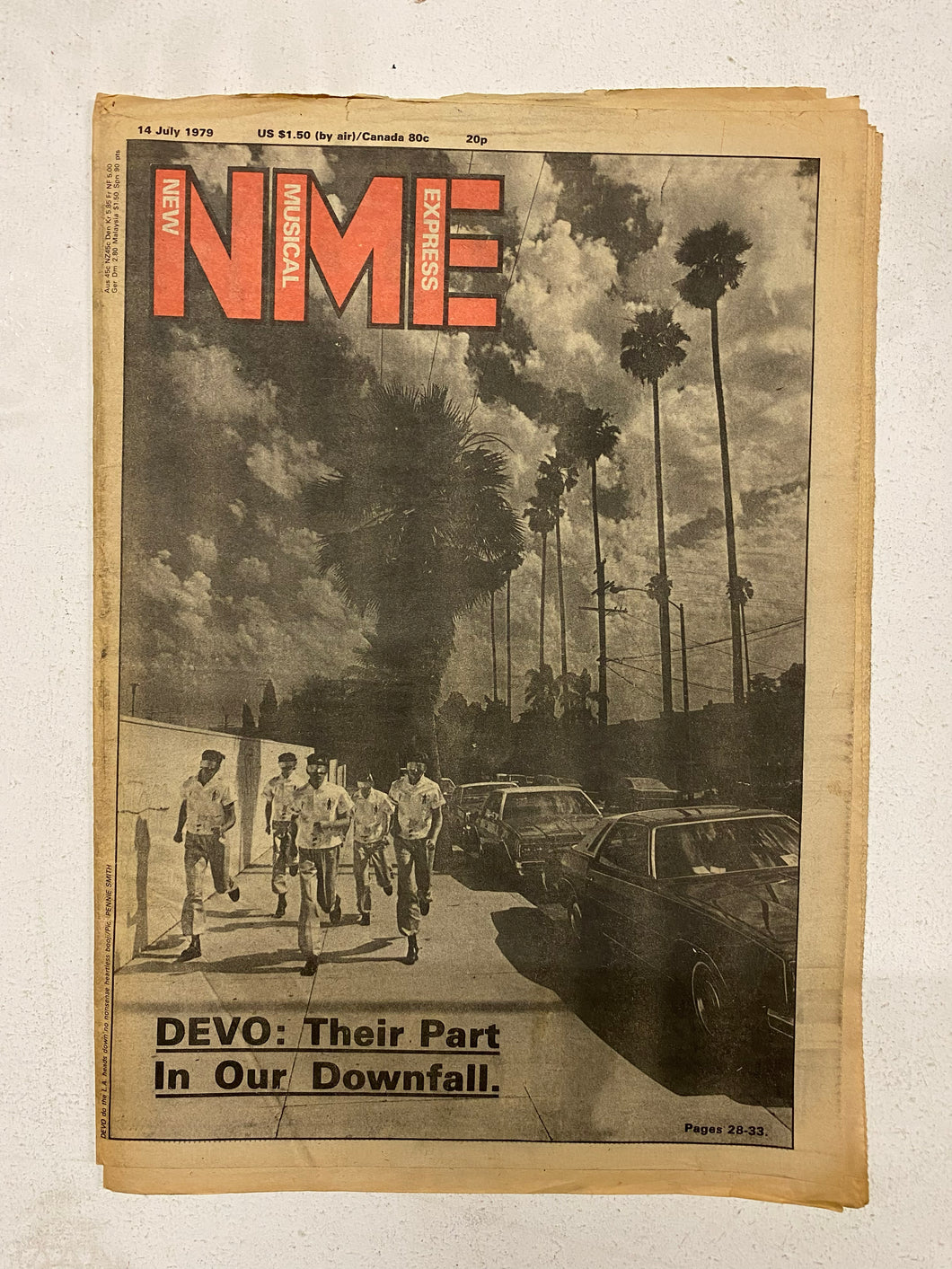 NME July 14 1979 – Vintage Magazine Company