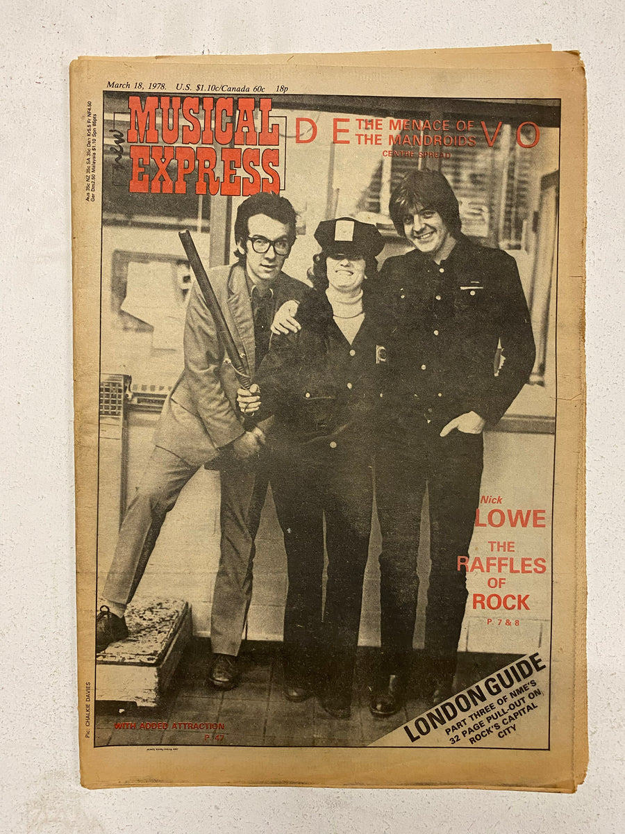 NME Mar 18 1978 – Vintage Magazine Company