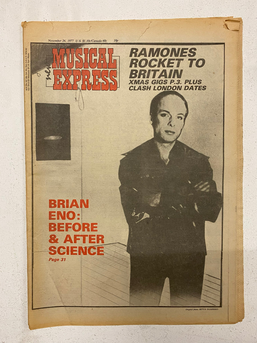 NME Nov 26 1977 – Vintage Magazine Company