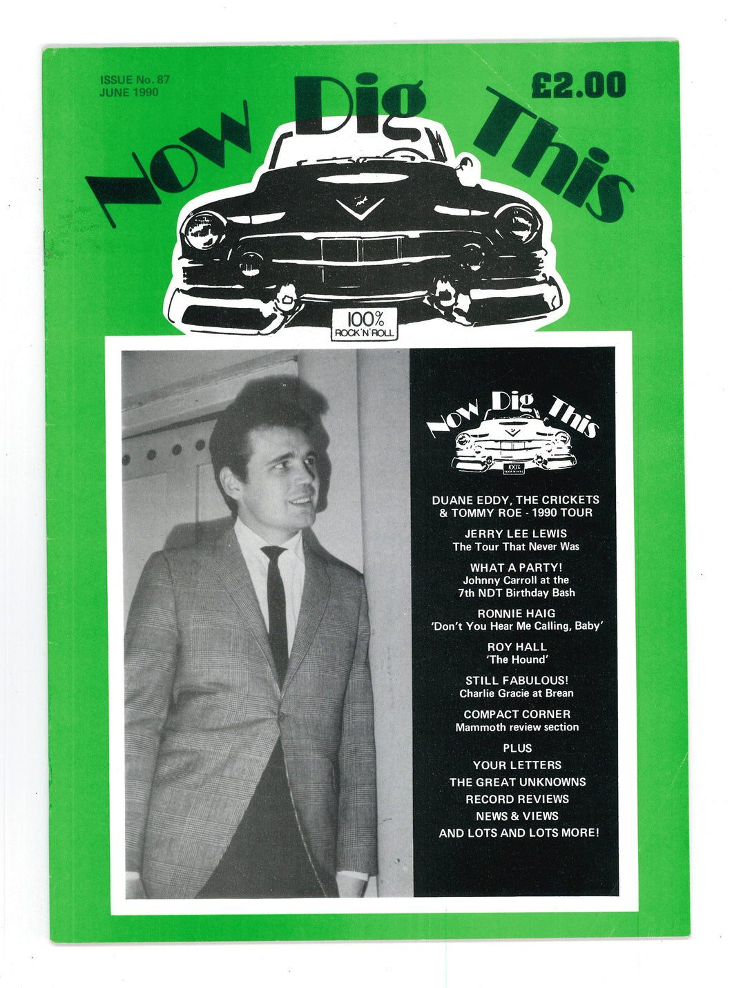 Now Dig This No 87 June 1990 – Vintage Magazine Company