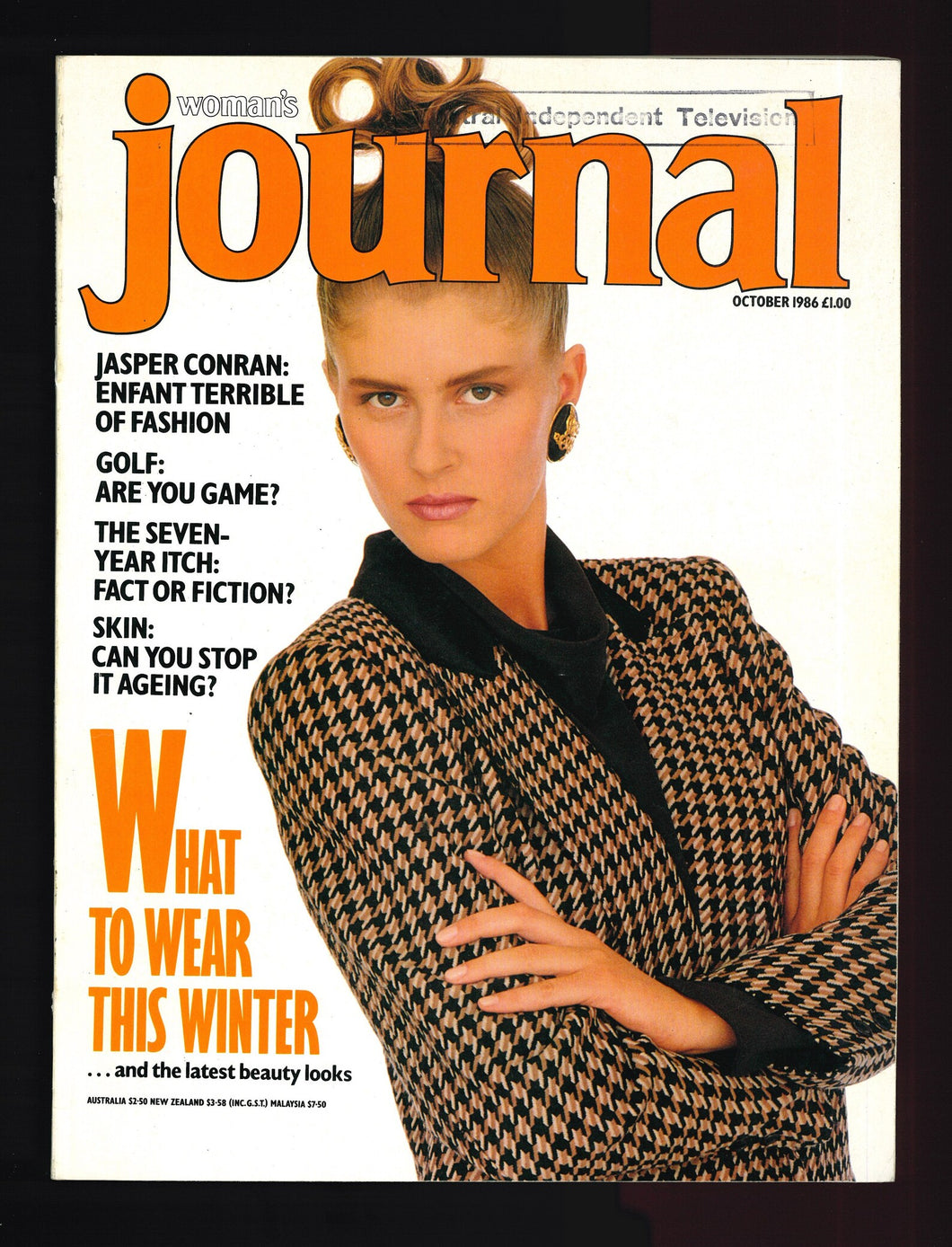 Woman's Journal Oct 1986 – Vintage Magazine Company