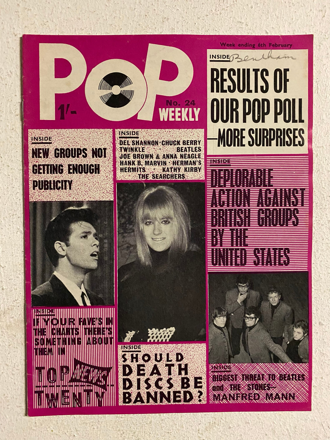 Pop Weekly Vol 3 No 24 1965 – Vintage Magazine Company