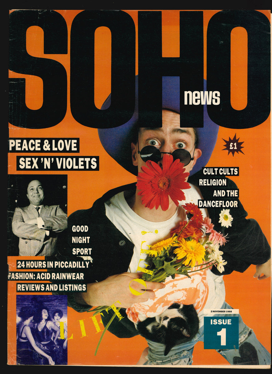 Soho News Issue 1 Nov 2 1988 – Vintage Magazine Company