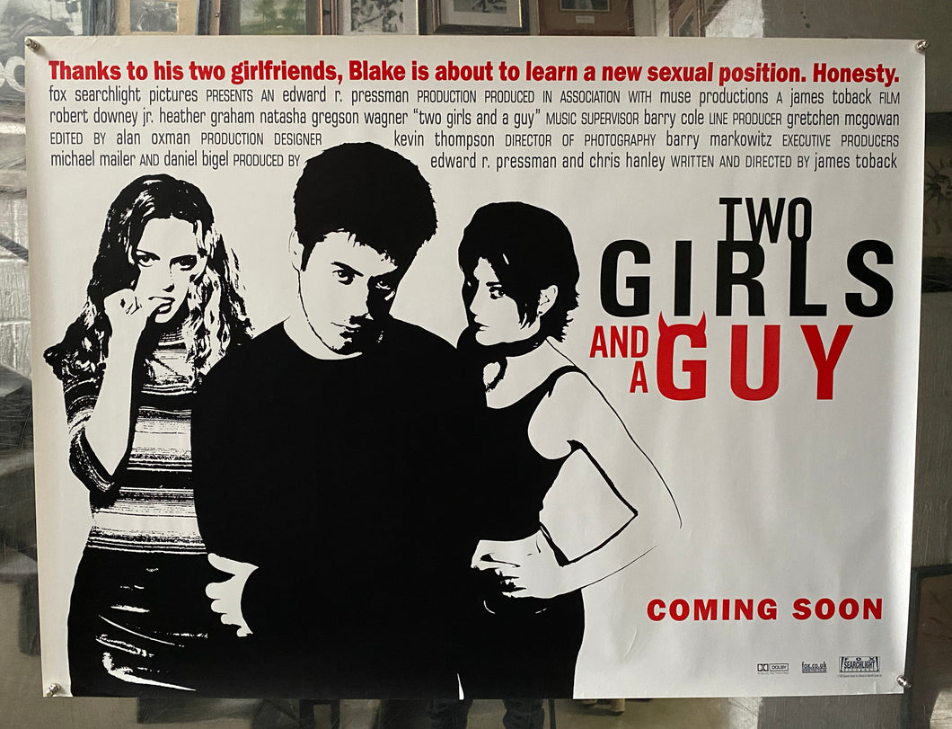 Two Girls and a Guy, 1997 (White) – Vintage Magazine Company