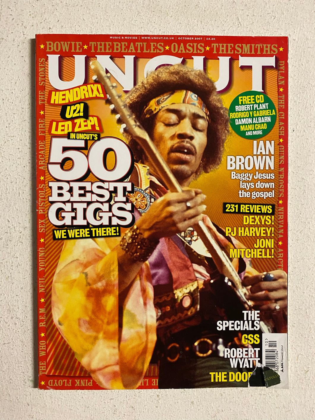 Uncut Oct 2007 – Vintage Magazine Company