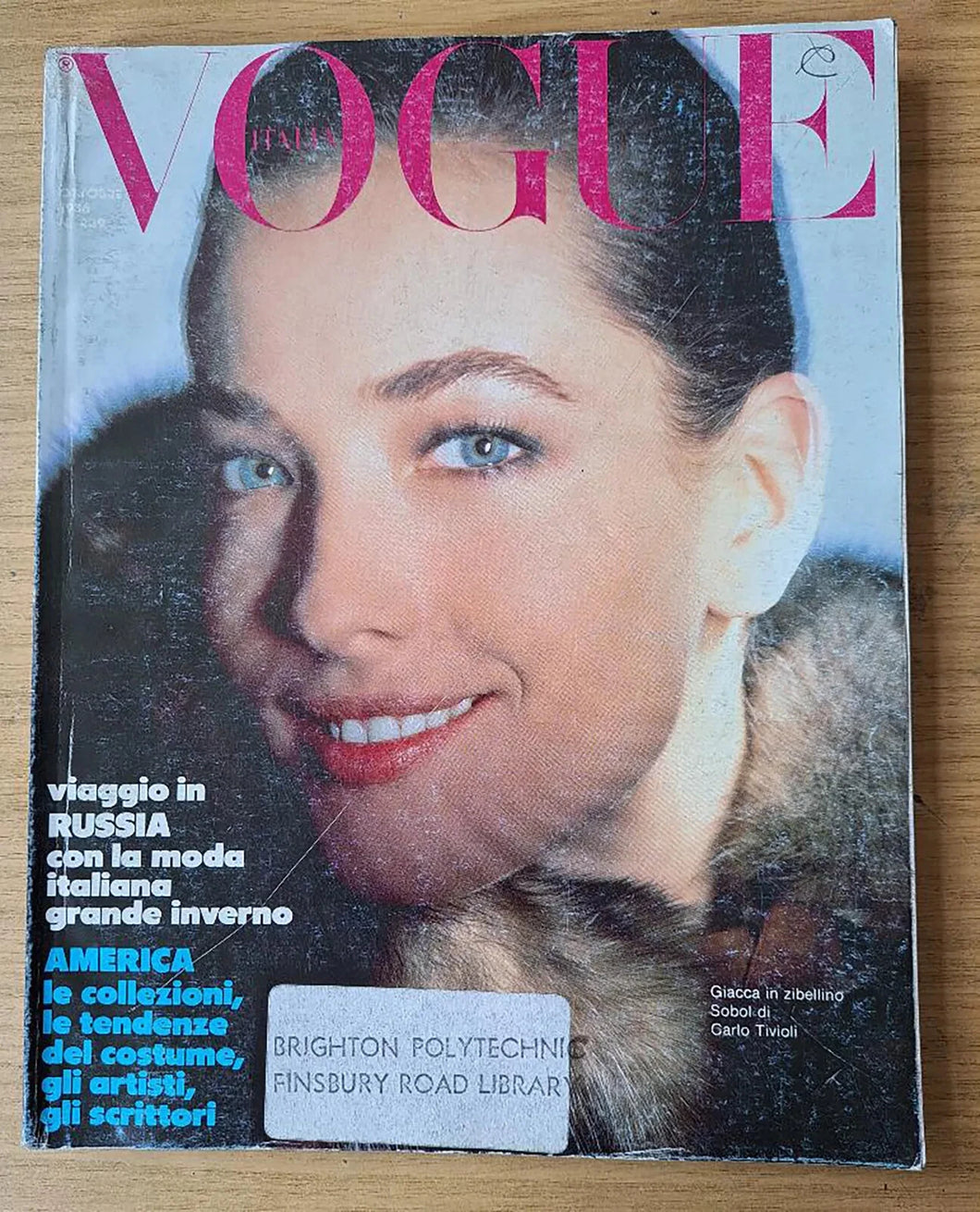 Vogue Italia Oct 1986 – Vintage Magazine Company