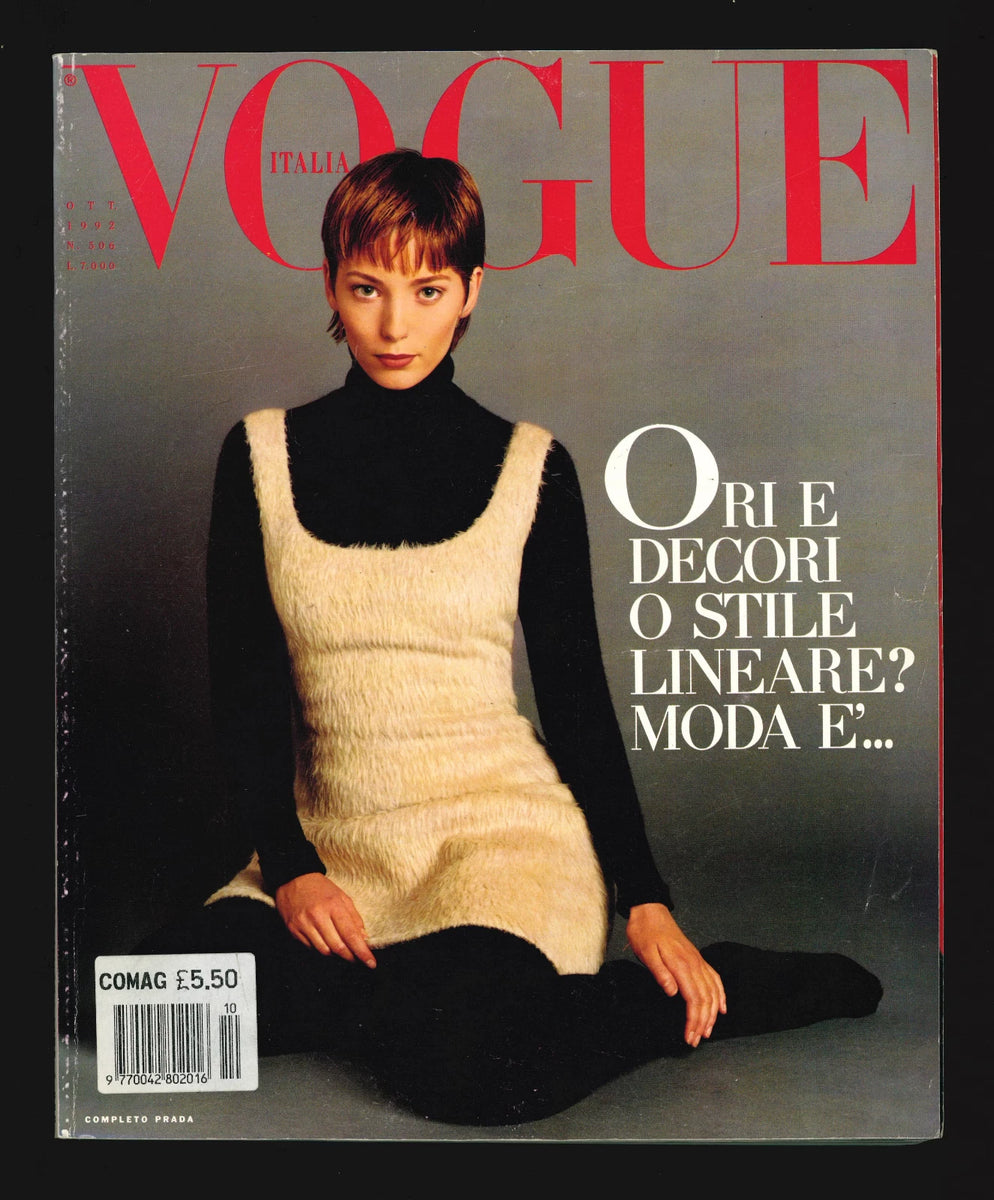 Vogue Italia Oct 1992 – Vintage Magazine Company