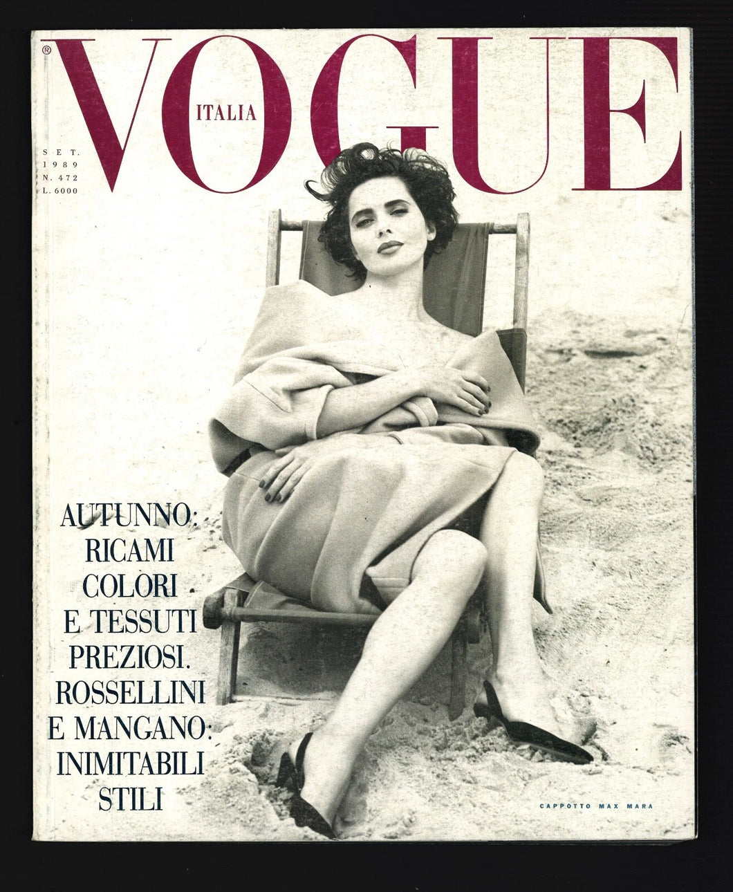 Vogue Italia Sept 1989 – Vintage Magazine Company