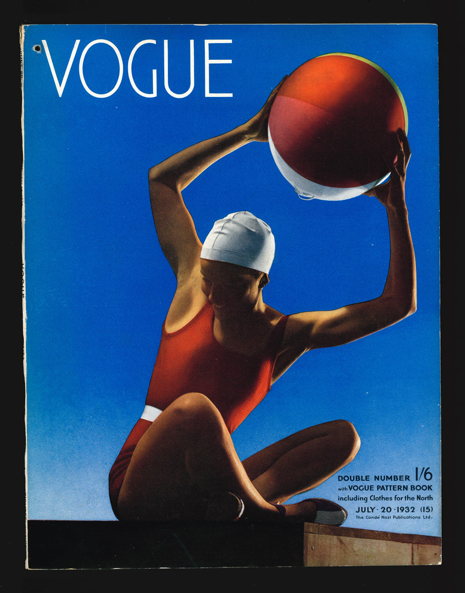 Vogue UK July 20 1932 - First Photographic Front cover – Vintage ...