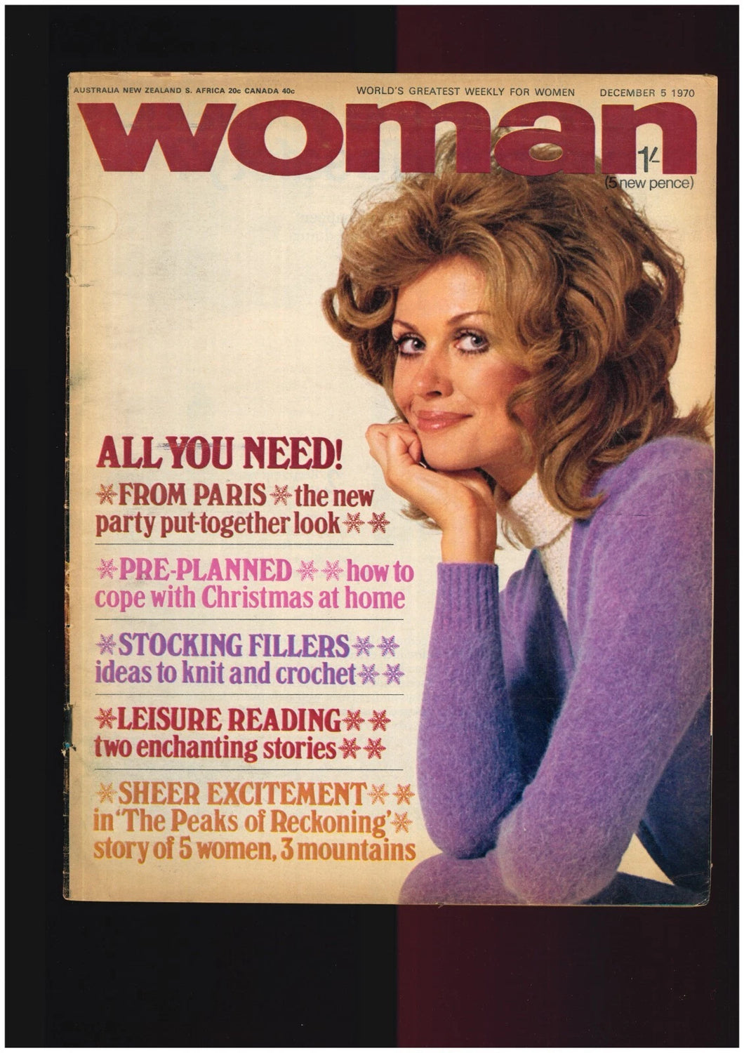 Woman Dec 5 1970 – Vintage Magazine Company