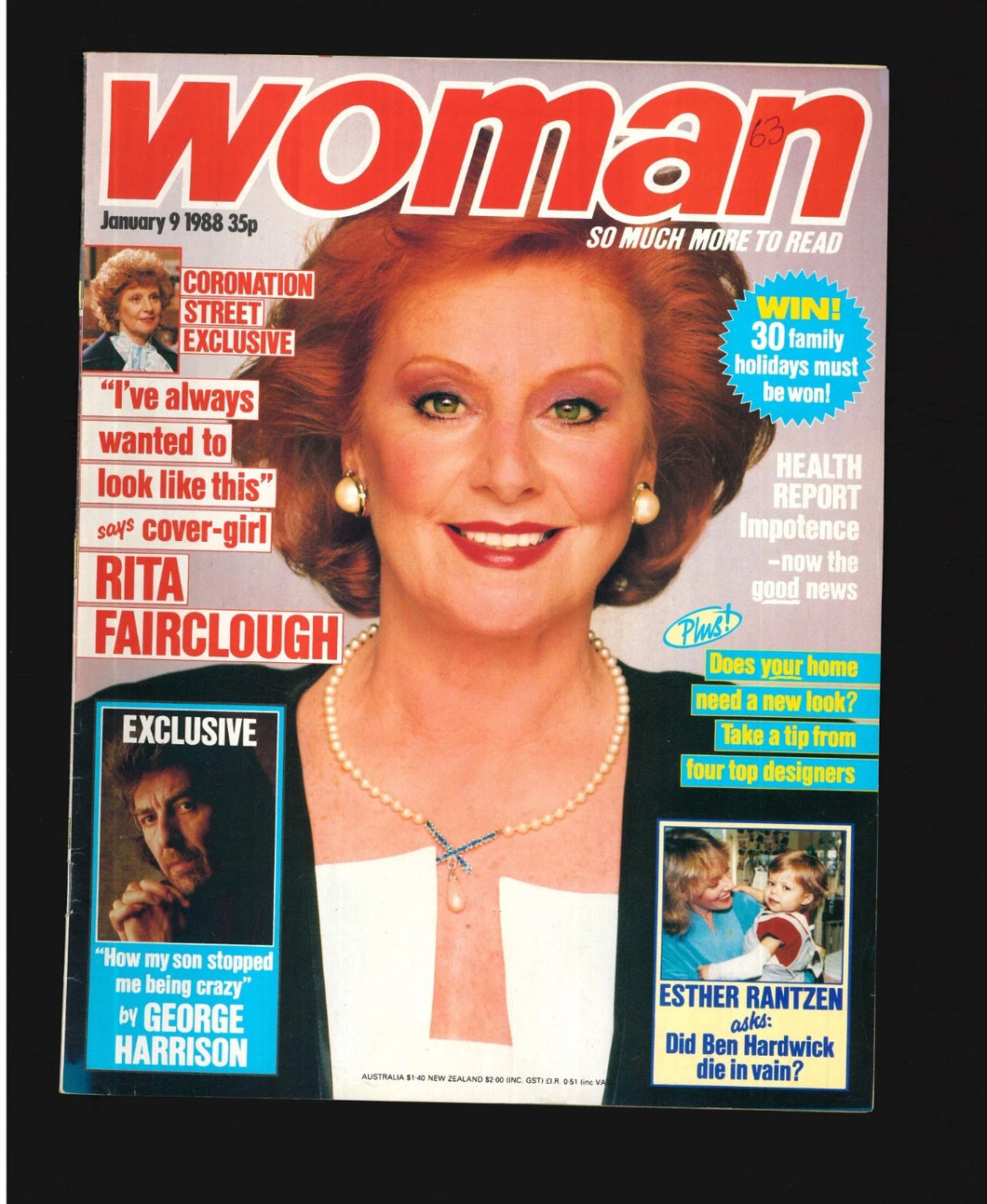 Woman Jan 9 1987 – Vintage Magazine Company