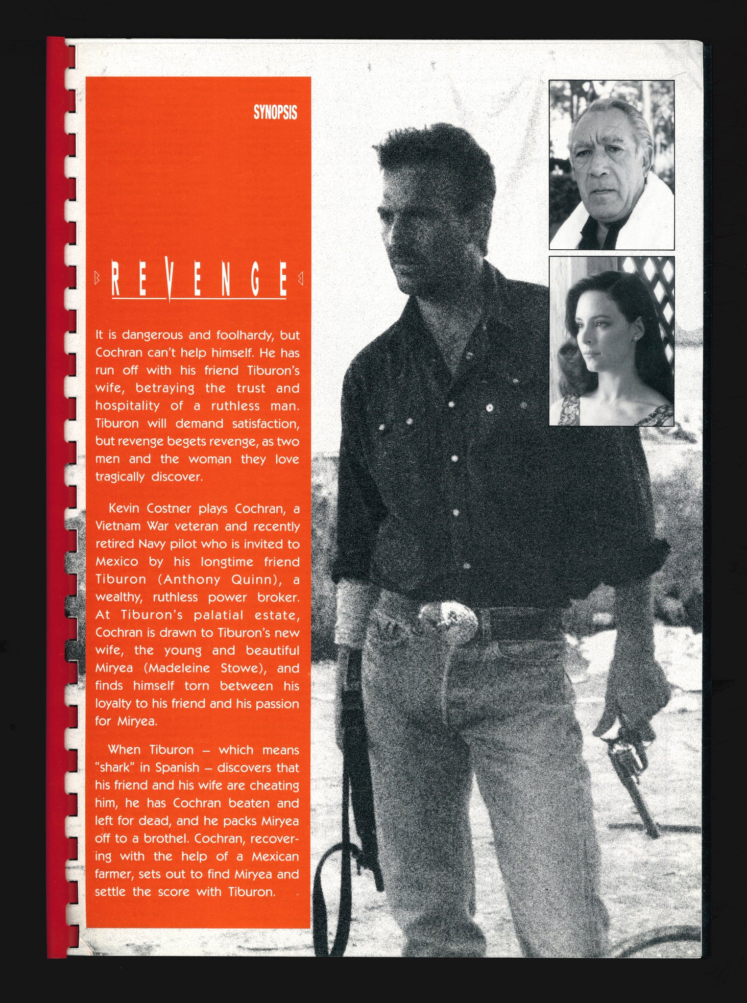 Revenge, 1990 Press Kit – Vintage Magazine Company