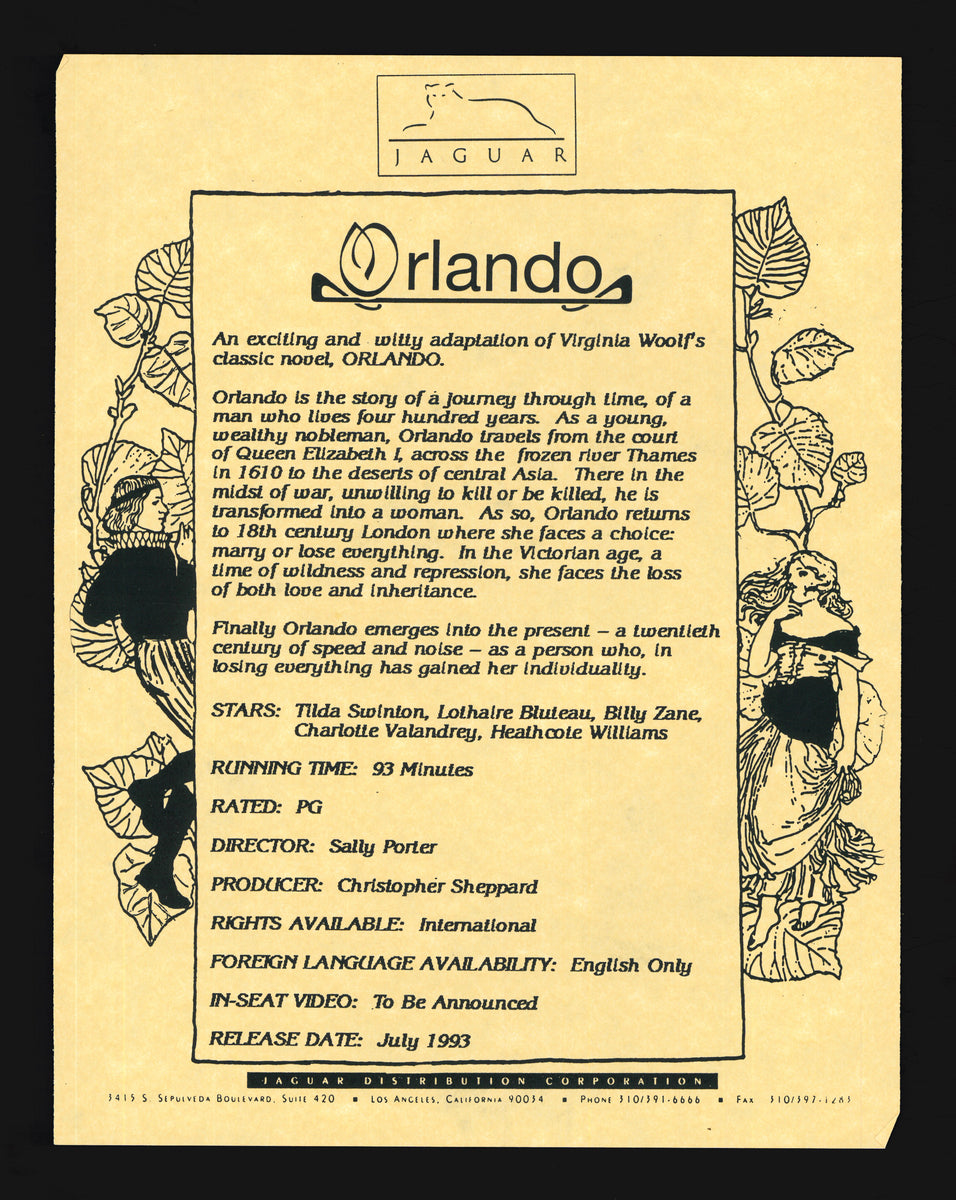 Orlando, 1992 Press Kit – Vintage Magazine Company