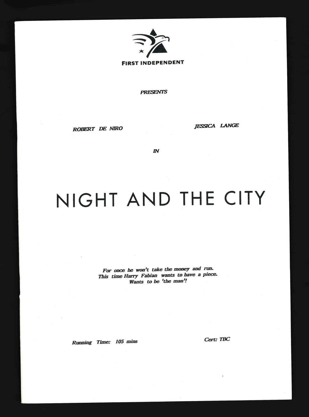 Night in the City, 1992 Press Kit – Vintage Magazine Company