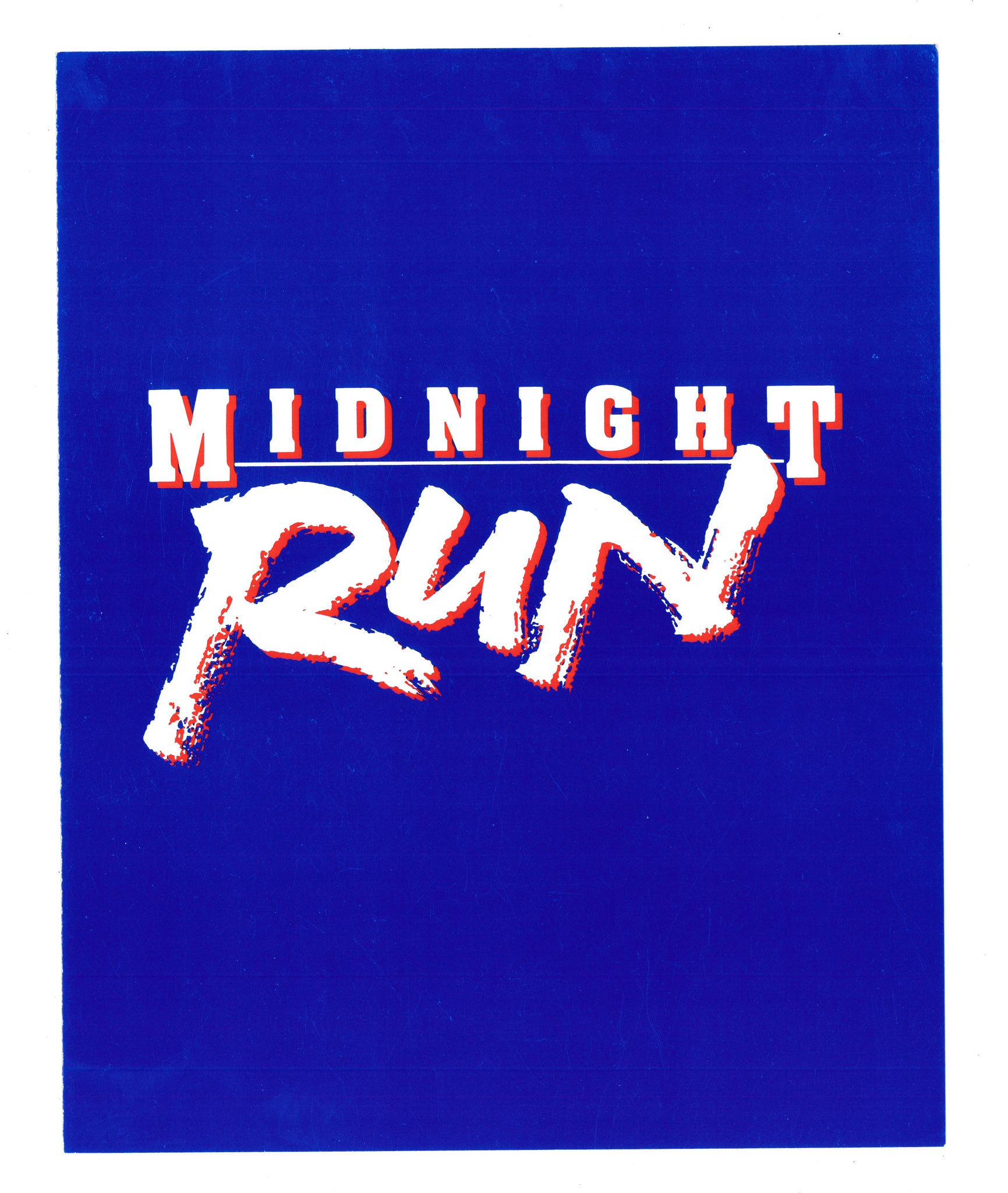 Midnight Run, 1988 Press Kit – Vintage Magazine Company