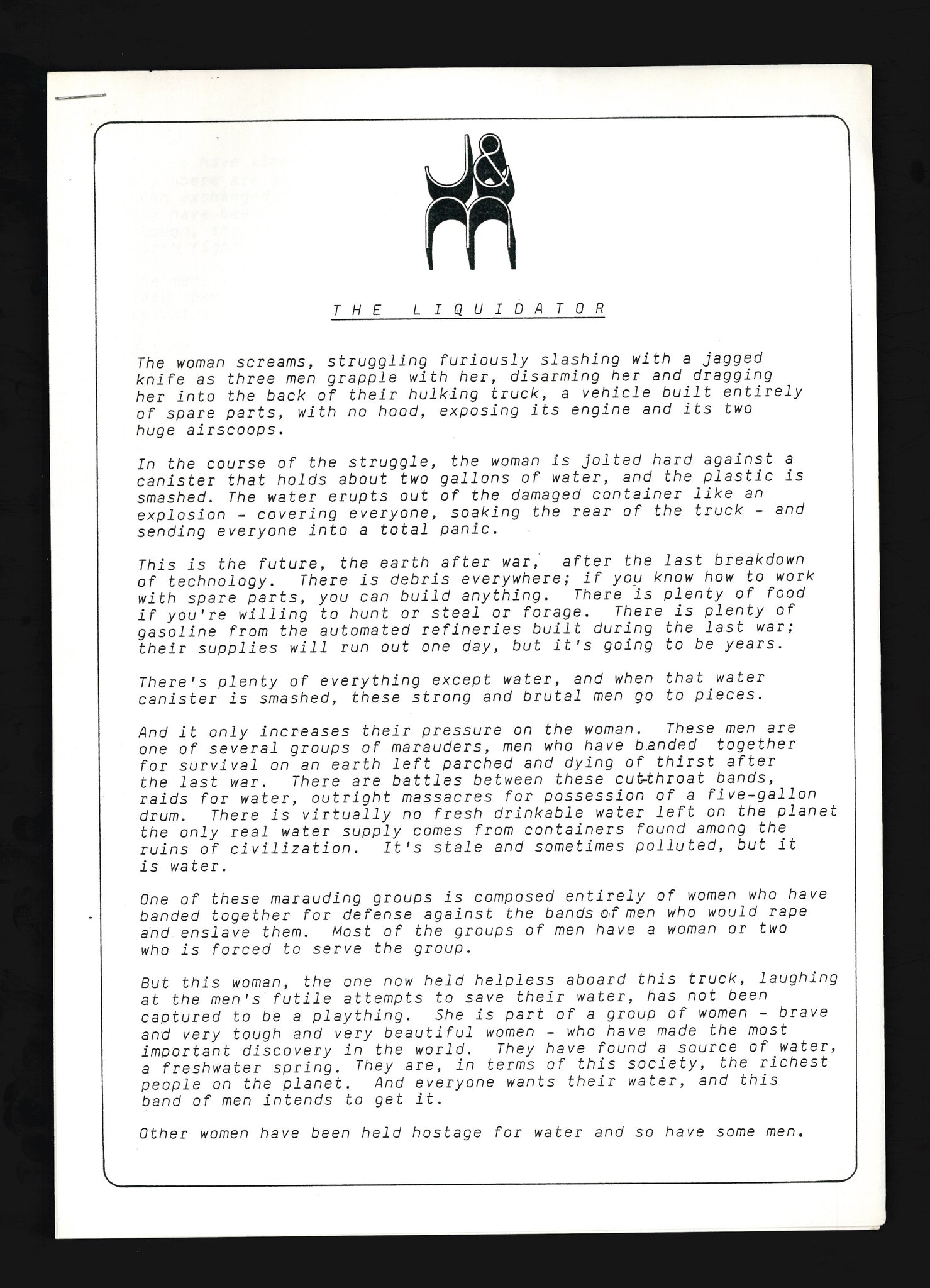 Liquidator, 1965 Press Kit – Vintage Magazine Company