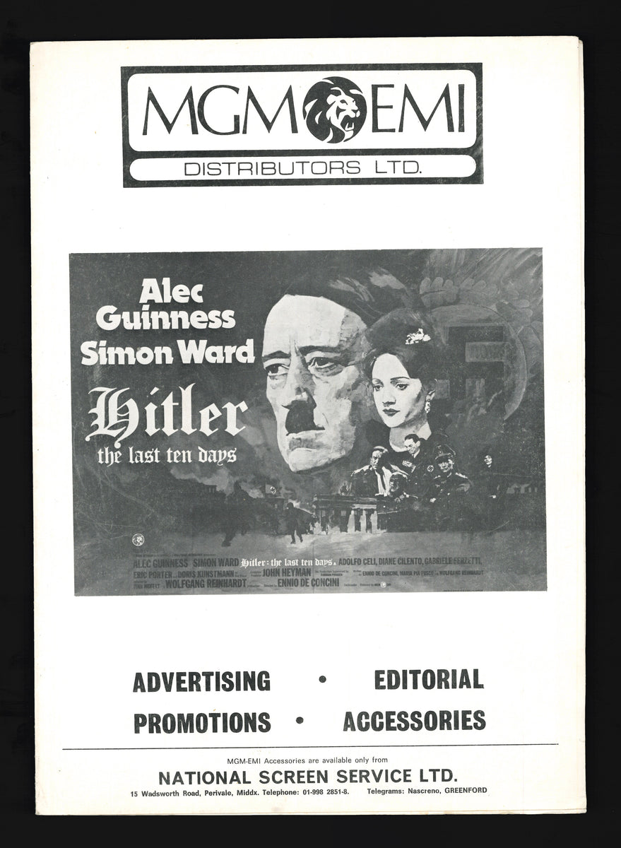 Hitler: The Last Ten Days, 1973 Press Kit – Vintage Magazine Company
