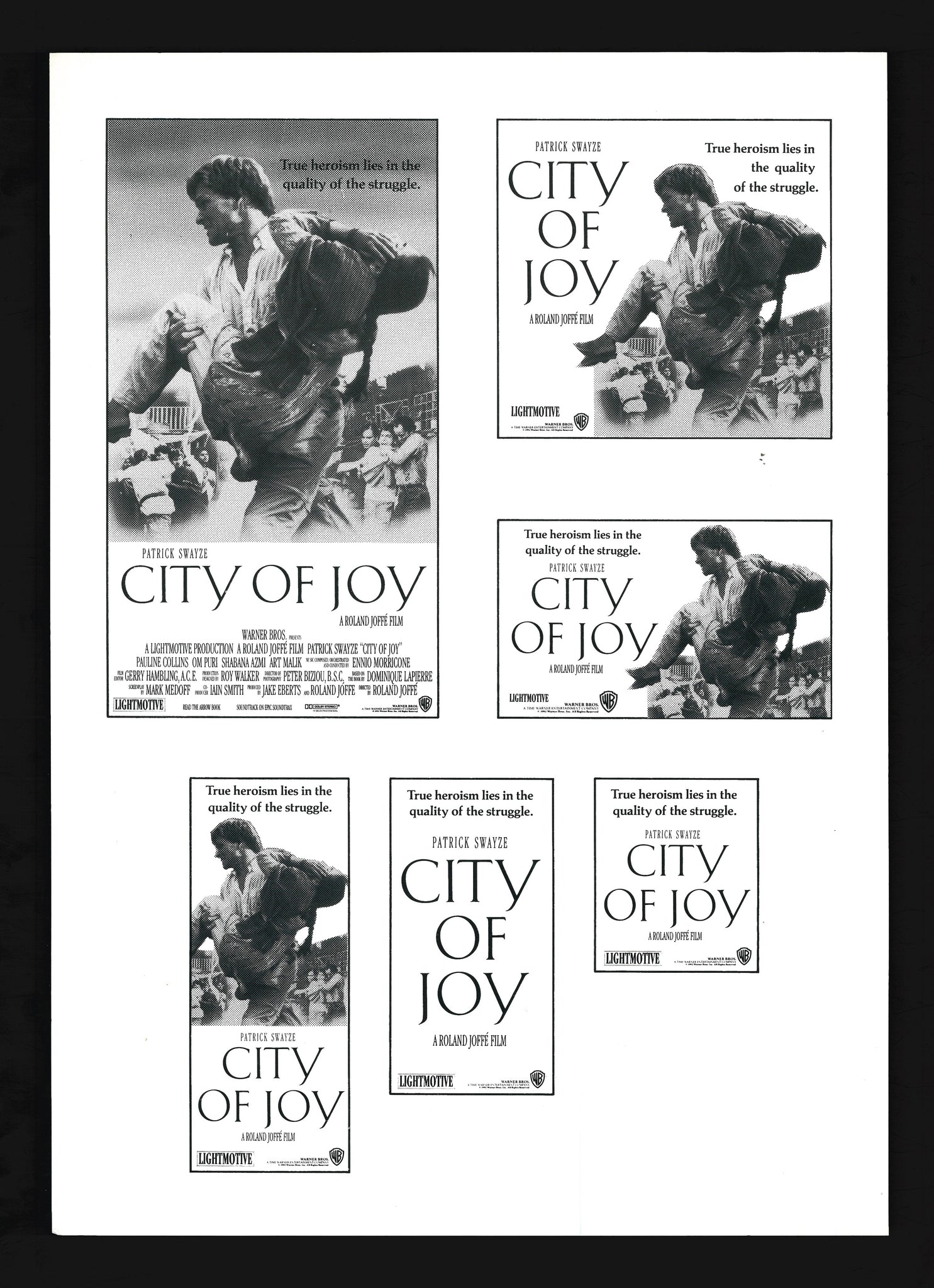 City of Joy, 1992 Press Kit – Vintage Magazine Company