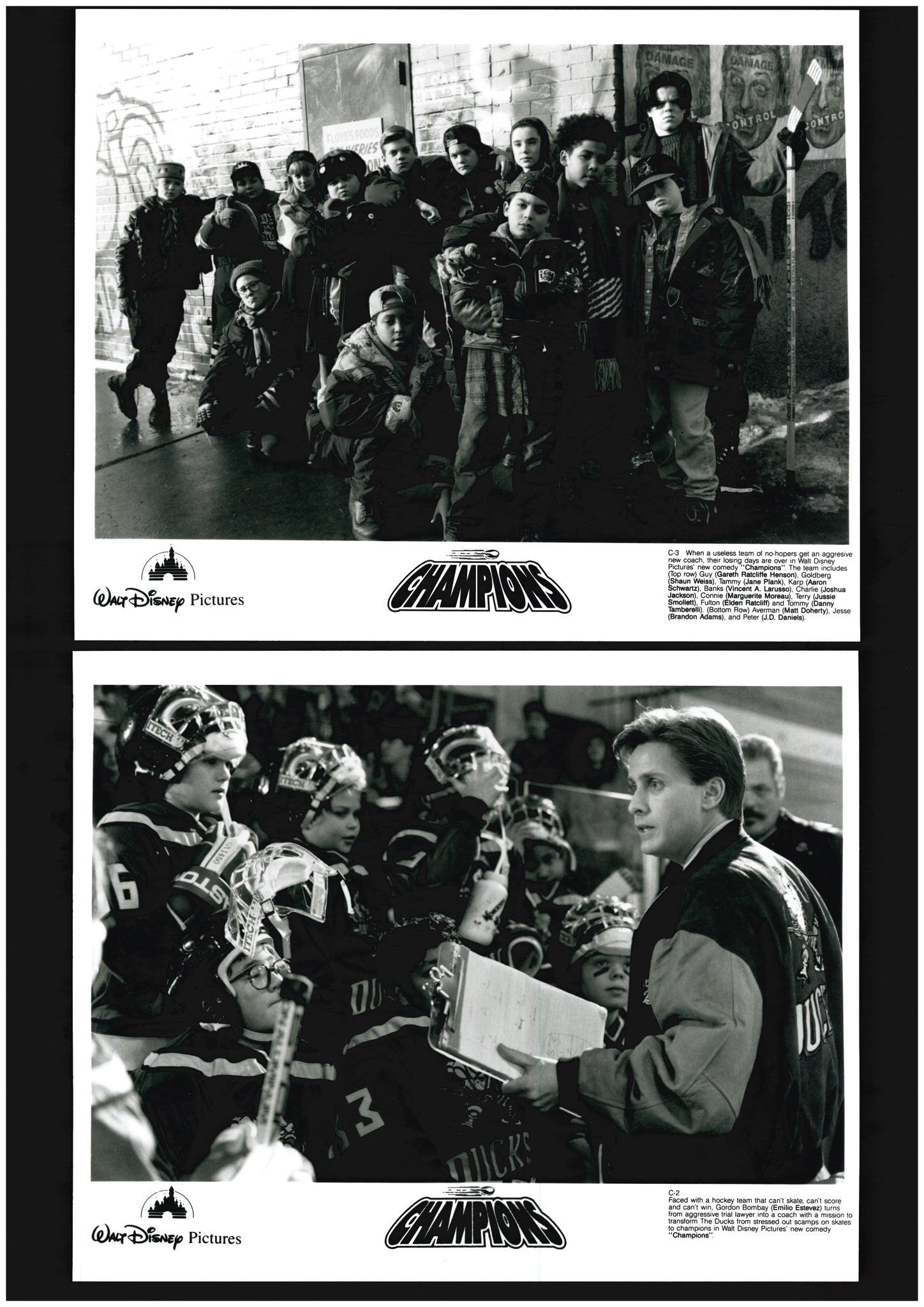 Champions AKA The Might Ducks, 1992 Press Kit – Vintage Magazine Company