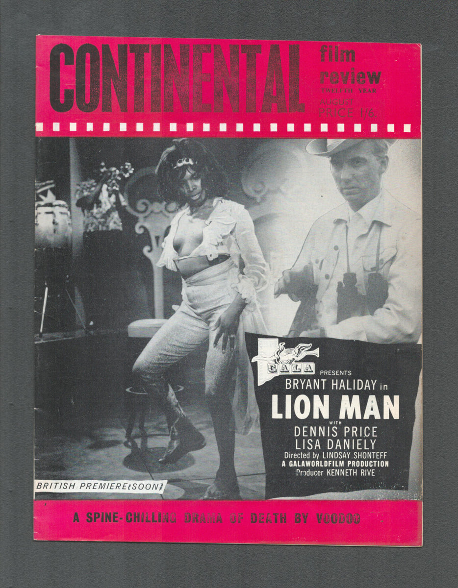 Continental Film Review Aug 1964 – Vintage Magazine Company